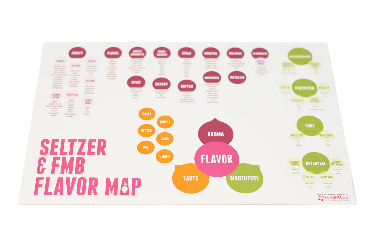 Seltzer & FMB Flavor Map – DraughtLab Store